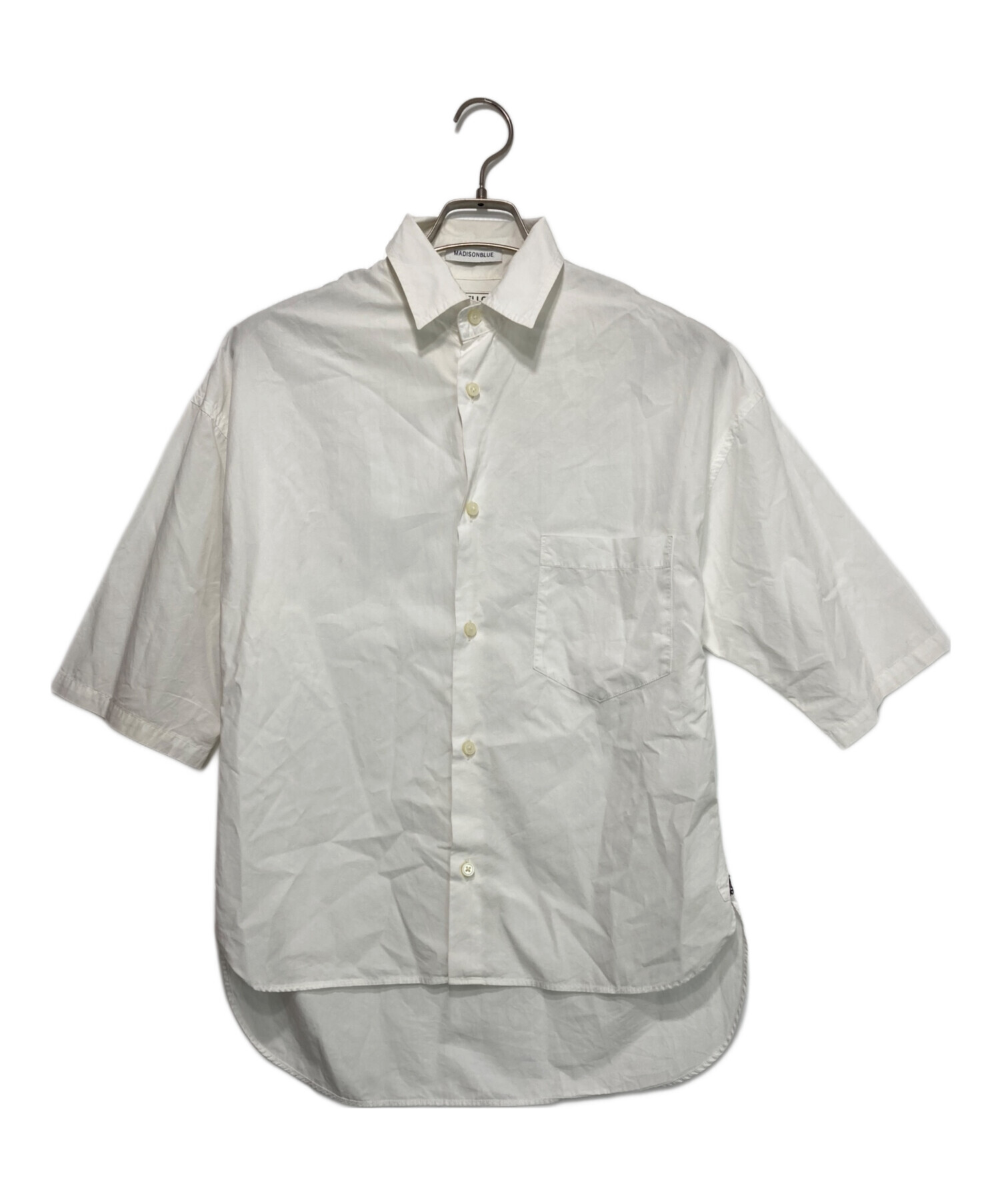 【中古・古着通販】MADISON BLUE (マディソンブルー) J.BRADLEY SHIRT ホワイト サイズ:00｜ブランド・古着通販 ...