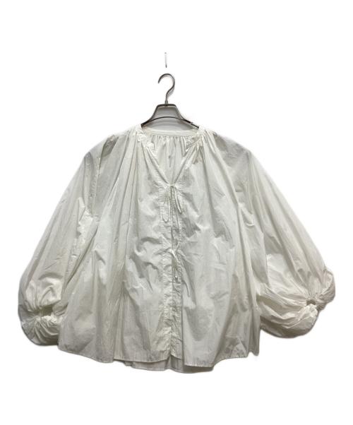 【中古・古着通販】ETRE TOKYO (エトレトウキョウ) ボリュームスリーブシャツ ホワイト サイズ:F｜ブランド・古着通販 トレファク ...