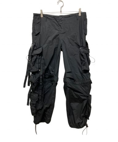 中古・古着通販】GS (ジーエス) テクノパンツ ブラック サイズ:Ⅿ