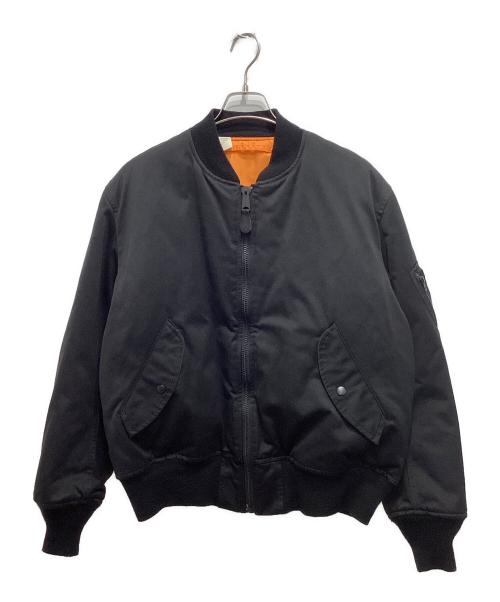 【中古・古着通販】N.HOOLYWOOD (エヌ ハリウッド) ALPHA (アルファ) MA-1フライトジャケット ブラック サイズ:40｜ブランド・古着通販 トレファク公式【TREFAC ...