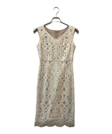 【中古】未使用品 グレースコンチネンタル 24SS ケミカルリーフドレス ワンピース ノースリーブ ドレス ベージュ 36 3090047856996392_01_4229.jpeg