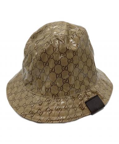 中古・古着通販】GUCCI (グッチ) GGクリスタルPVCバケットハット