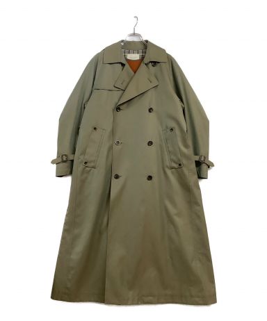【中古・古着通販】PUBLIC TOKYO (パブリックトウキョウ) ハイクラストレンチコート カーキ サイズ:SIZE2｜ブランド・古着通販 ...