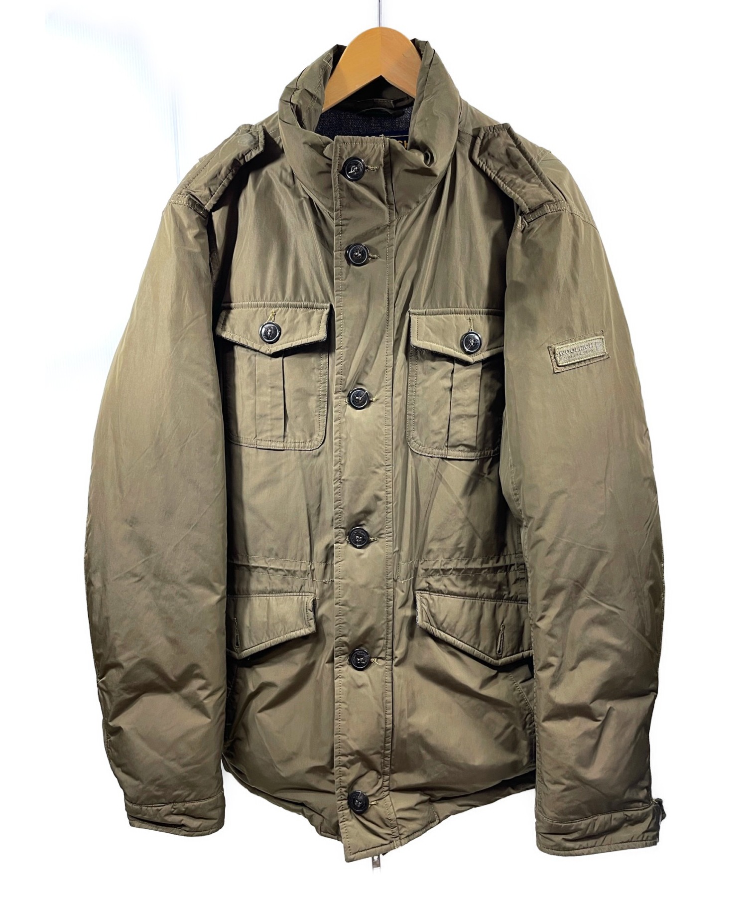 【中古・古着通販】WOOLRICH (ウールリッチ) M65タイプダウンジャケット オリーブ サイズ:us Ⅼ｜ブランド・古着通販 トレファク ...