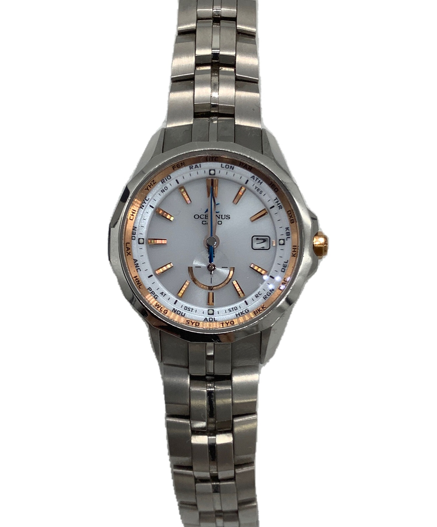 【中古・古着通販】CASIO (カシオ) 腕時計 OCEANUS OCW-S340-7AJF タフソーラー｜ブランド・古着通販 トレファク公式 ...