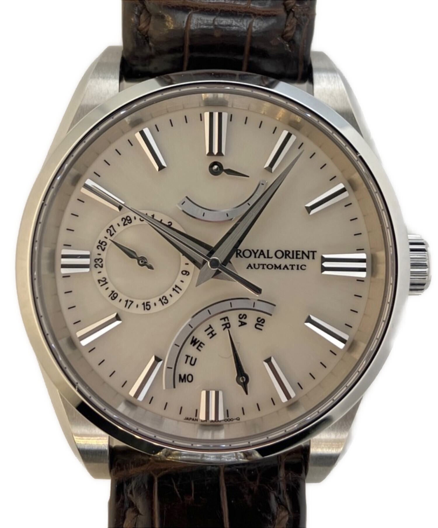 【中古・古着通販】ROYAL ORIENT (ロイヤルオリエント) レトログラード アイボリー サイズ:40mm｜ブランド・古着通販 トレファ ...
