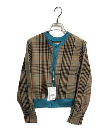【中古・古着通販】Ameri (アメリ) CHEERFUL CHECK TOP ベージュ サイズ:F｜ブランド・古着通販 トレファク公式【TREFAC FASHION】
