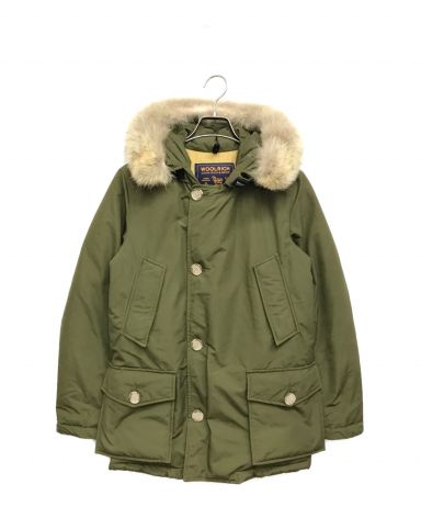 【中古・古着通販】WOOLRICH (ウールリッチ) ARCTIC PARKA/アークティックパーカ ダウンジャケット/中綿ジャケット/コヨーテファー/60/40クロス オリーブ サイズ ...