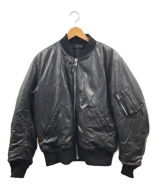 【中古・古着通販】COMOLI (コモリ) シープスキン MA-1 ブラック サイズ:2｜ブランド・古着通販 トレファク公式【TREFAC ...