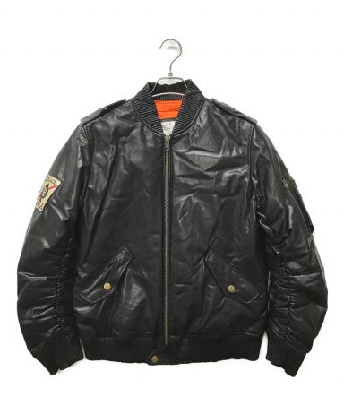 【中古・古着通販】AVFLY (アヴィフライ) フライトジャケット ブラック サイズ:XL｜ブランド・古着通販 トレファク公式【TREFAC ...