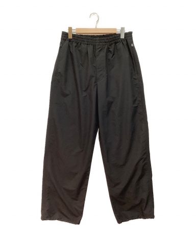【中古・古着通販】HUMAN MADE (ヒューマンメイド) WIDE DRAWSTRING PANTS ブラック サイズ:L｜ブランド・古着 ...