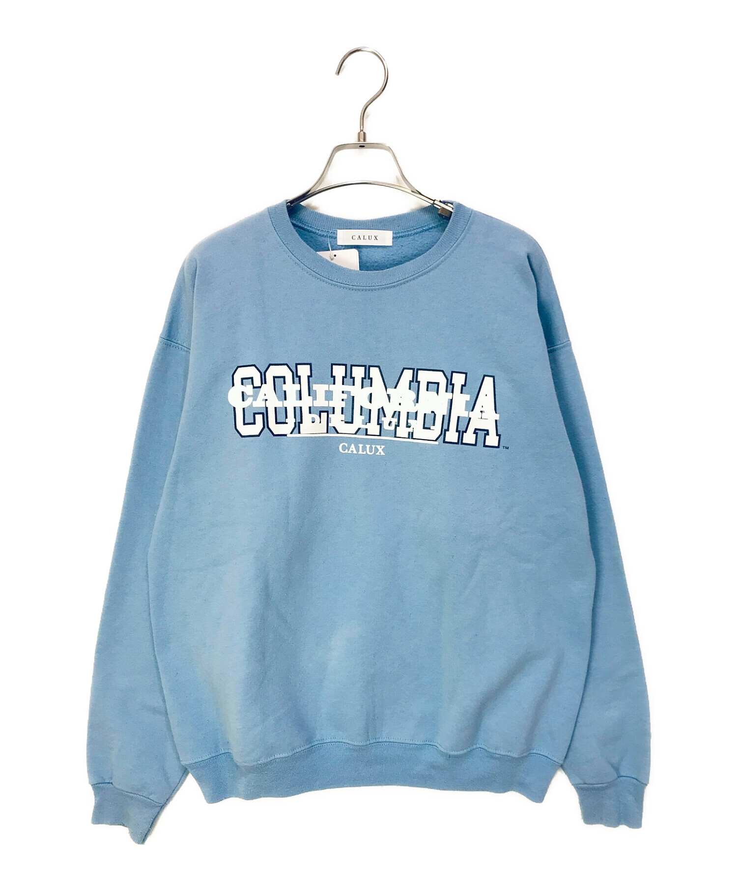 【中古・古着通販】CALUX (キャラクス) DEUXIEME CLASSE (ドゥーズィエム クラス) リメイクスエット ブルー サイズ ...