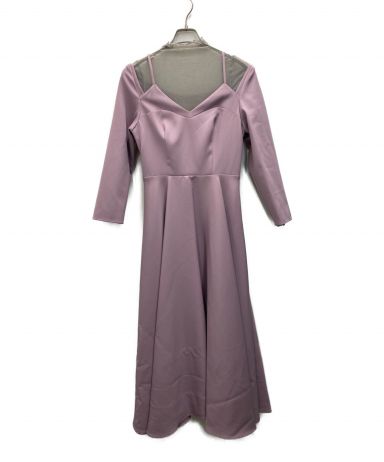 【中古・古着通販】Ameri (アメリ) SEETHROUGH SHOULDER DRESS パープル サイズ:M｜ブランド・古着通販 トレファク公式【TREFAC FASHION】