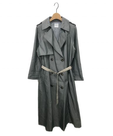 【中古・古着通販】AMERI (アメリ) VARIOUS BACK PLEATS TRENCH ブルー サイズ:-｜ブランド・古着通販 トレファク公式【TREFAC FASHION】