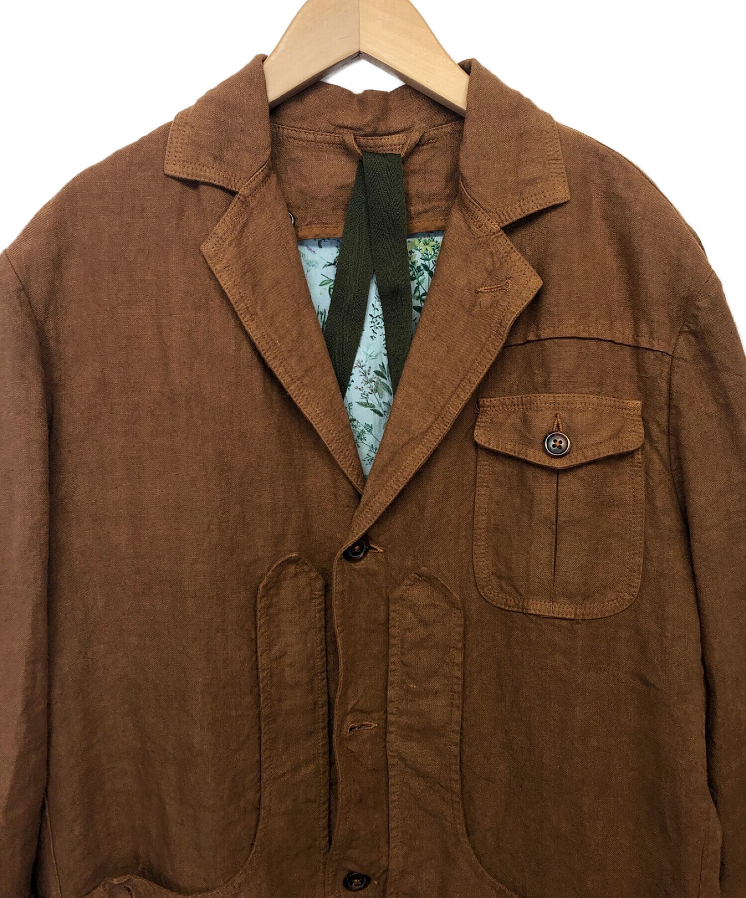 中古・古着通販】CAPALBIO (カパルビオ) ジャケット ブラウン サイズ:M