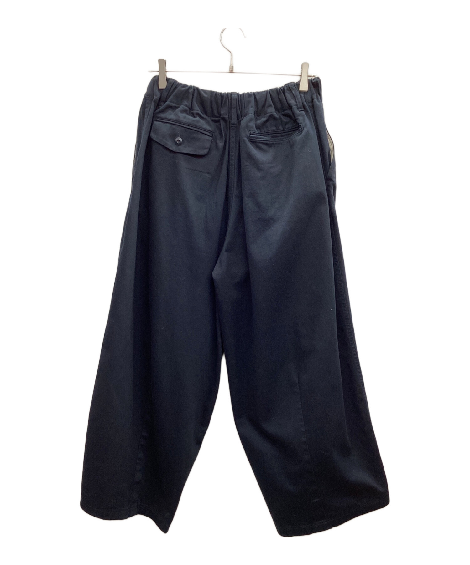 中古・古着通販】is-ness (イズネス) バルーンイージーパンツ ネイビー