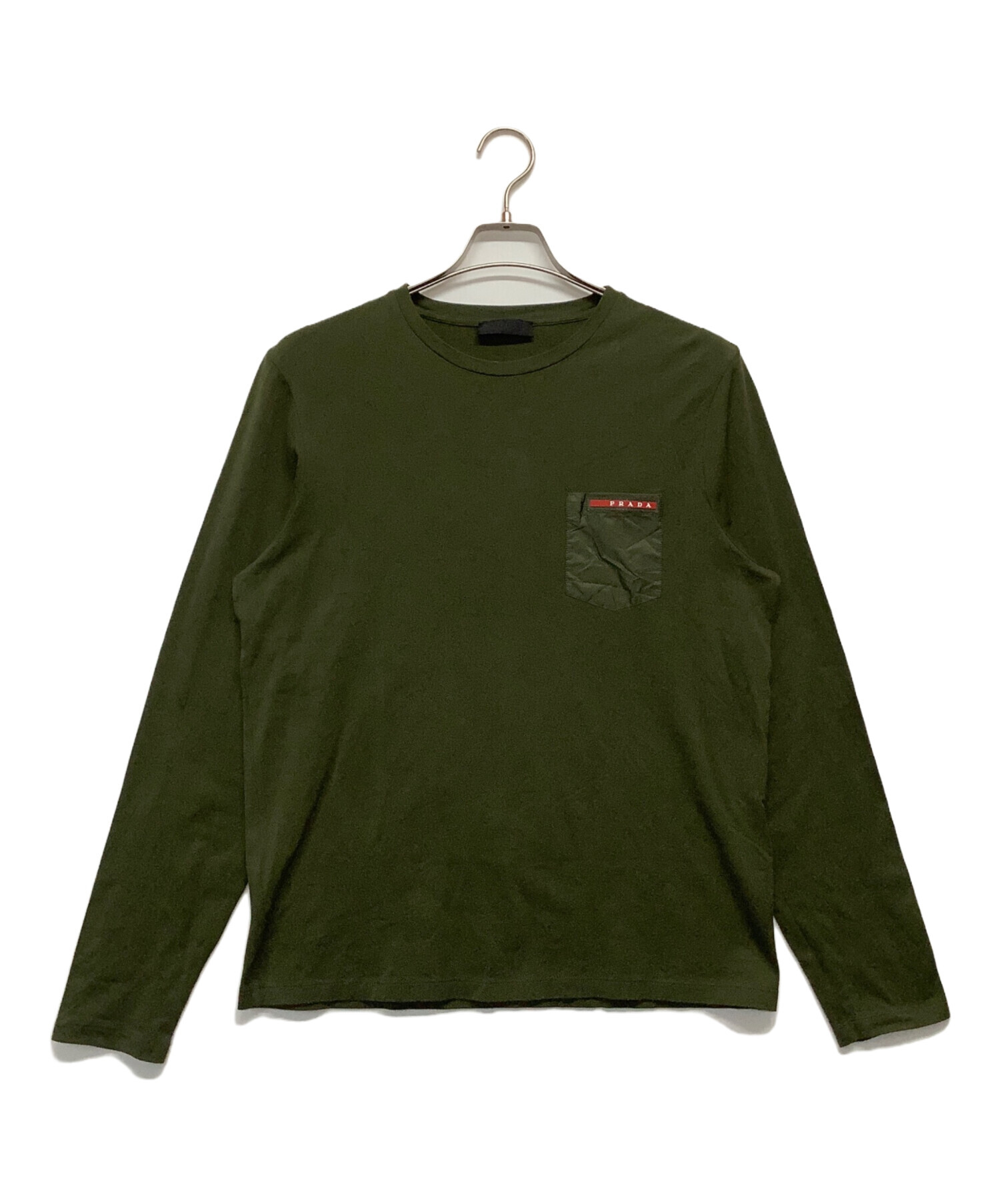 中古・古着通販】PRADA (プラダ) 長袖カットソー オリーブ サイズ:L