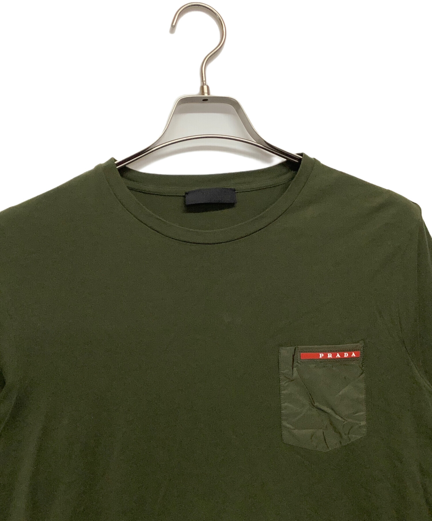 中古・古着通販】PRADA (プラダ) 長袖カットソー オリーブ サイズ:L