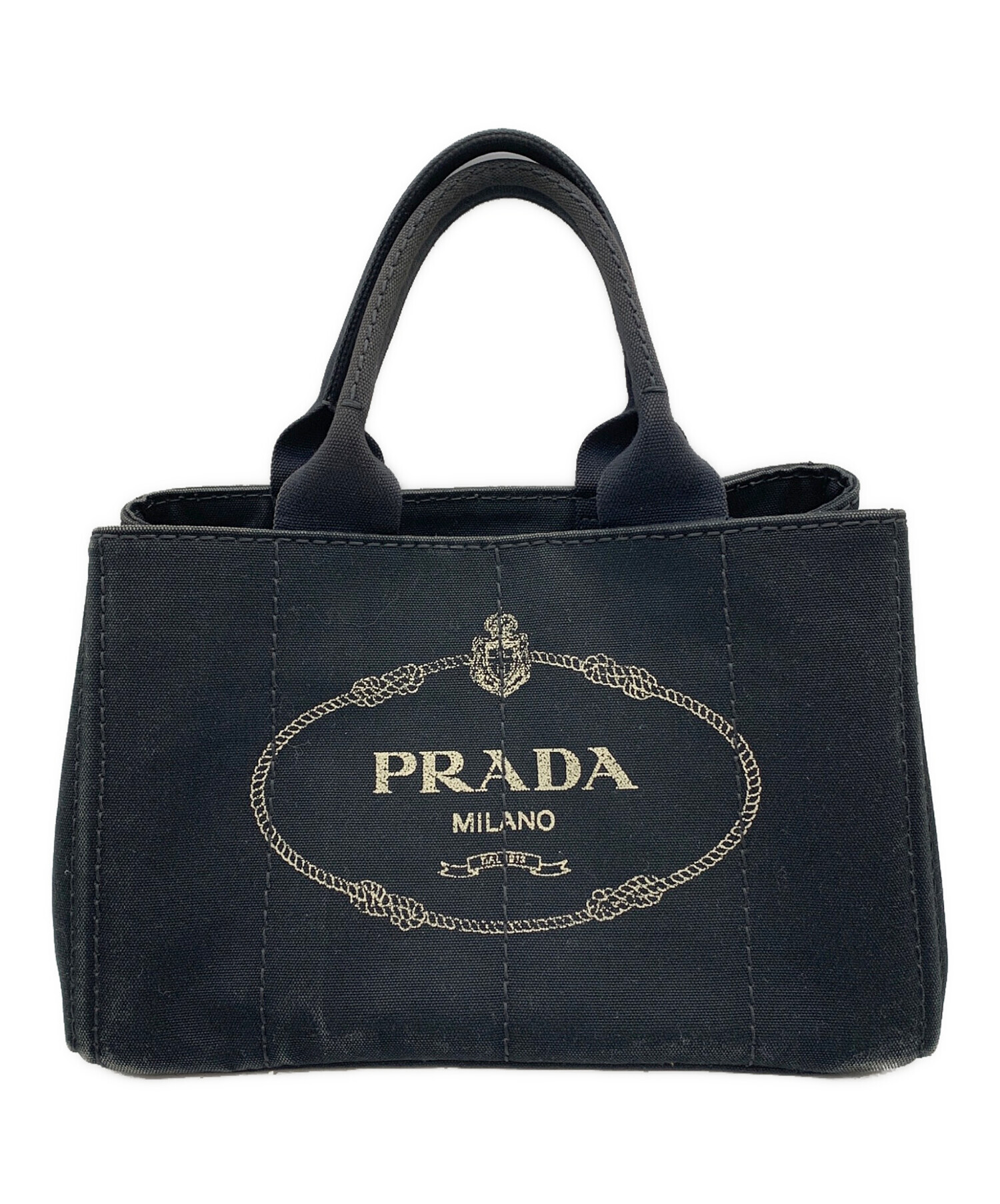 中古・古着通販】PRADA (プラダ) ハンドバッグ ブラック｜ブランド
