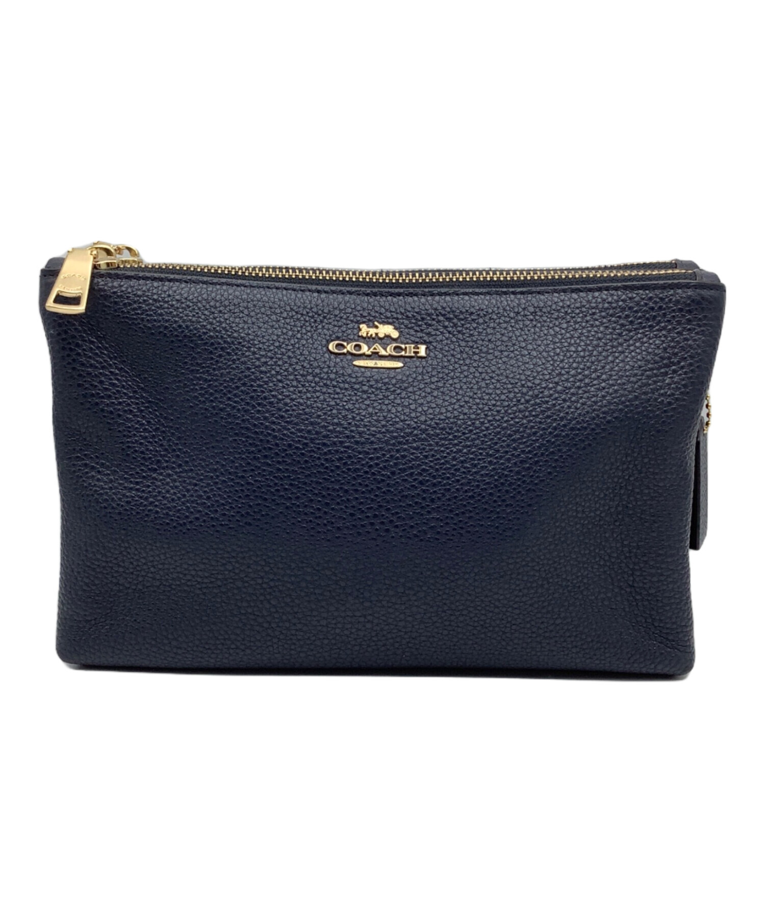 中古・古着通販】COACH (コーチ) ショルダーバッグ ネイビー サイズ