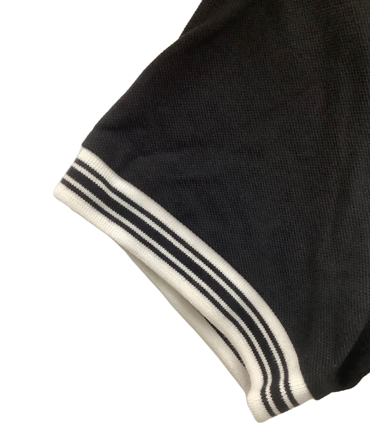 中古・古着通販】MONCLER (モンクレール) ポロシャツ ブラック サイズ