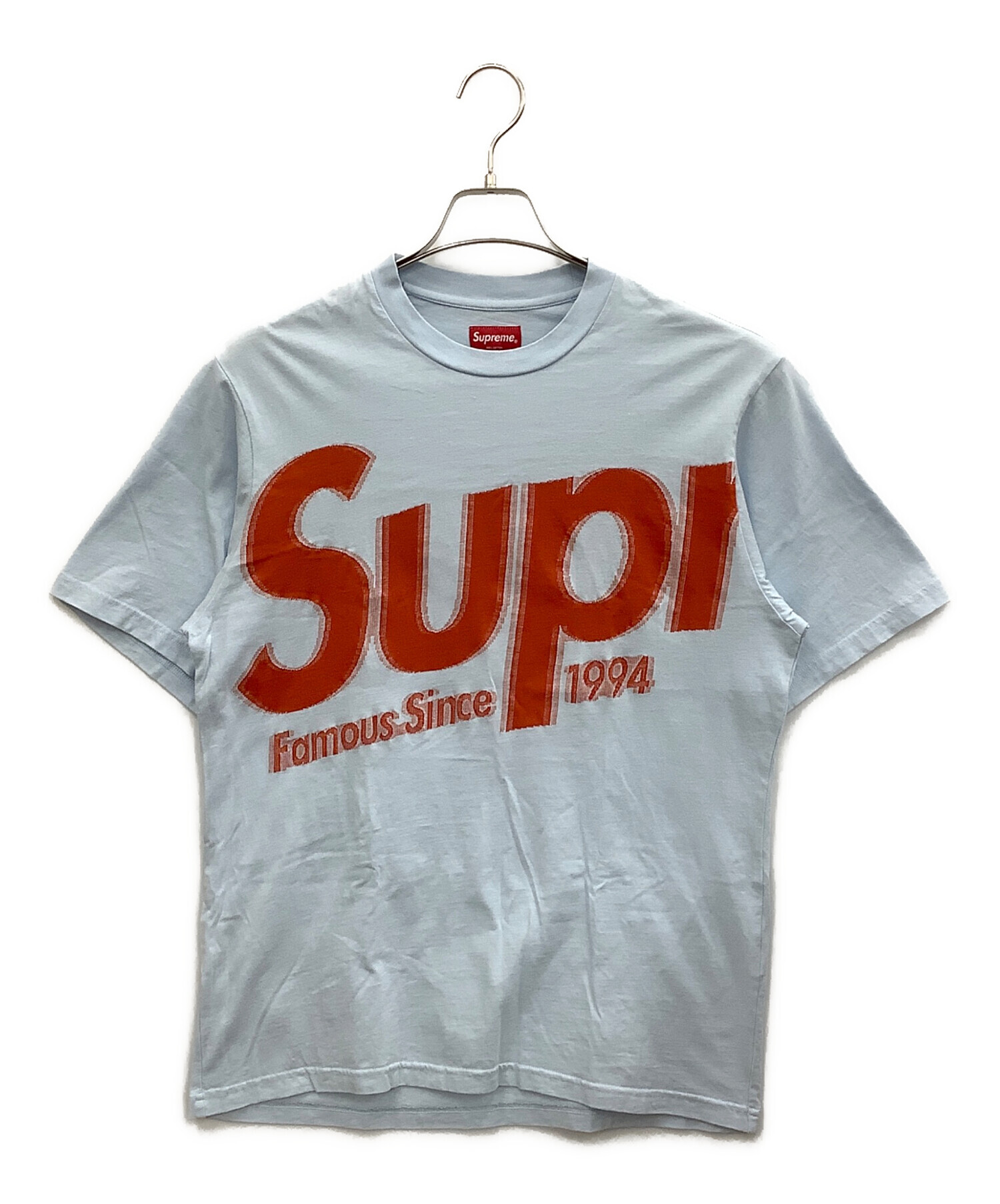 中古・古着通販】SUPREME (シュプリーム) 半袖カットソー ブルー