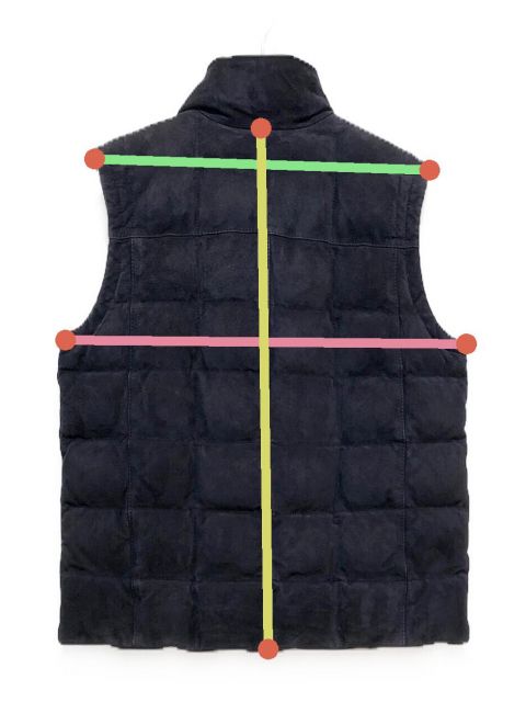 中古・古着通販】EMMETI (エンメティ) ダウンベスト ネイビー サイズ