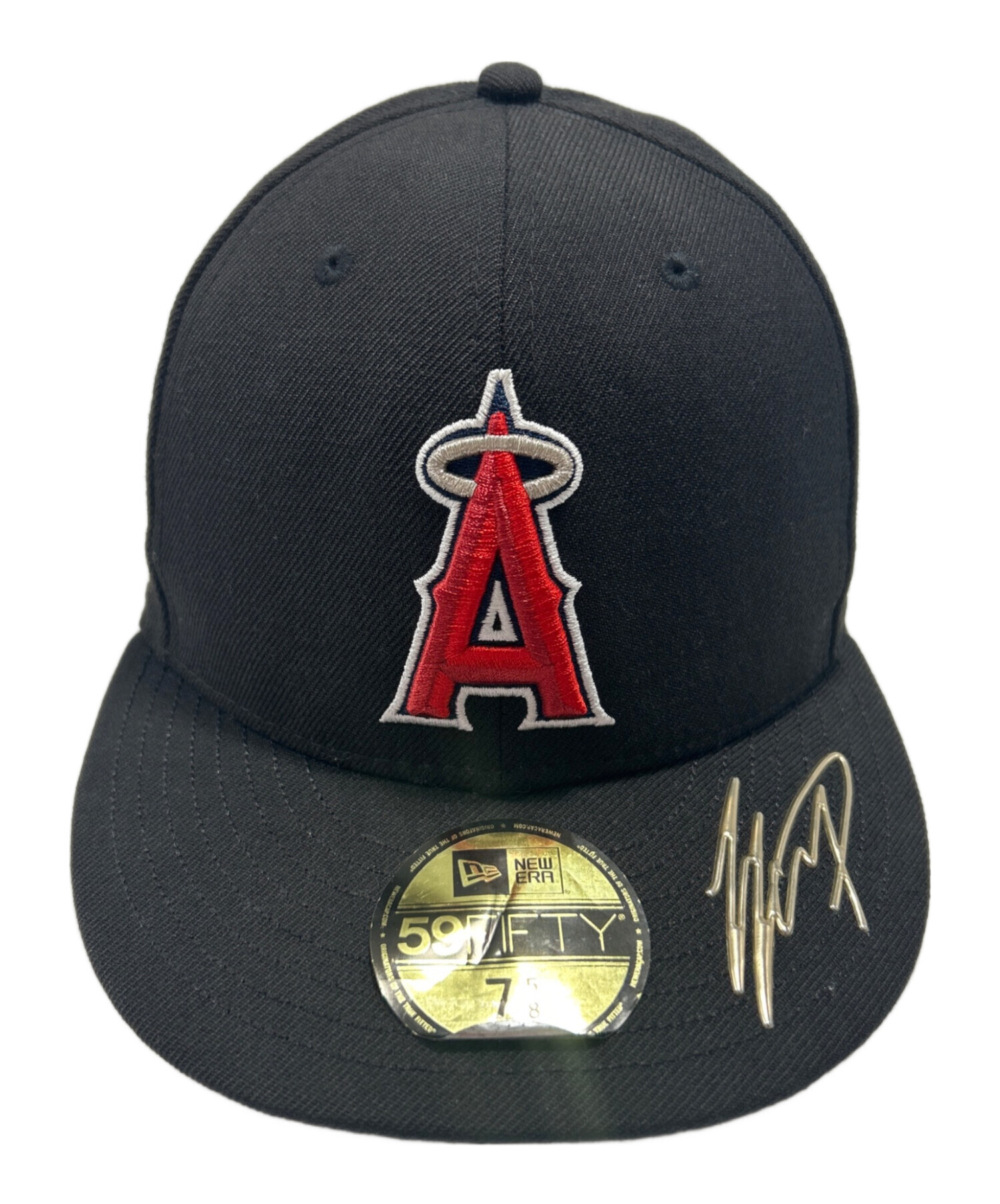 中古・古着通販】New Era (ニューエラ) キャップ ブラック サイズ:7 5