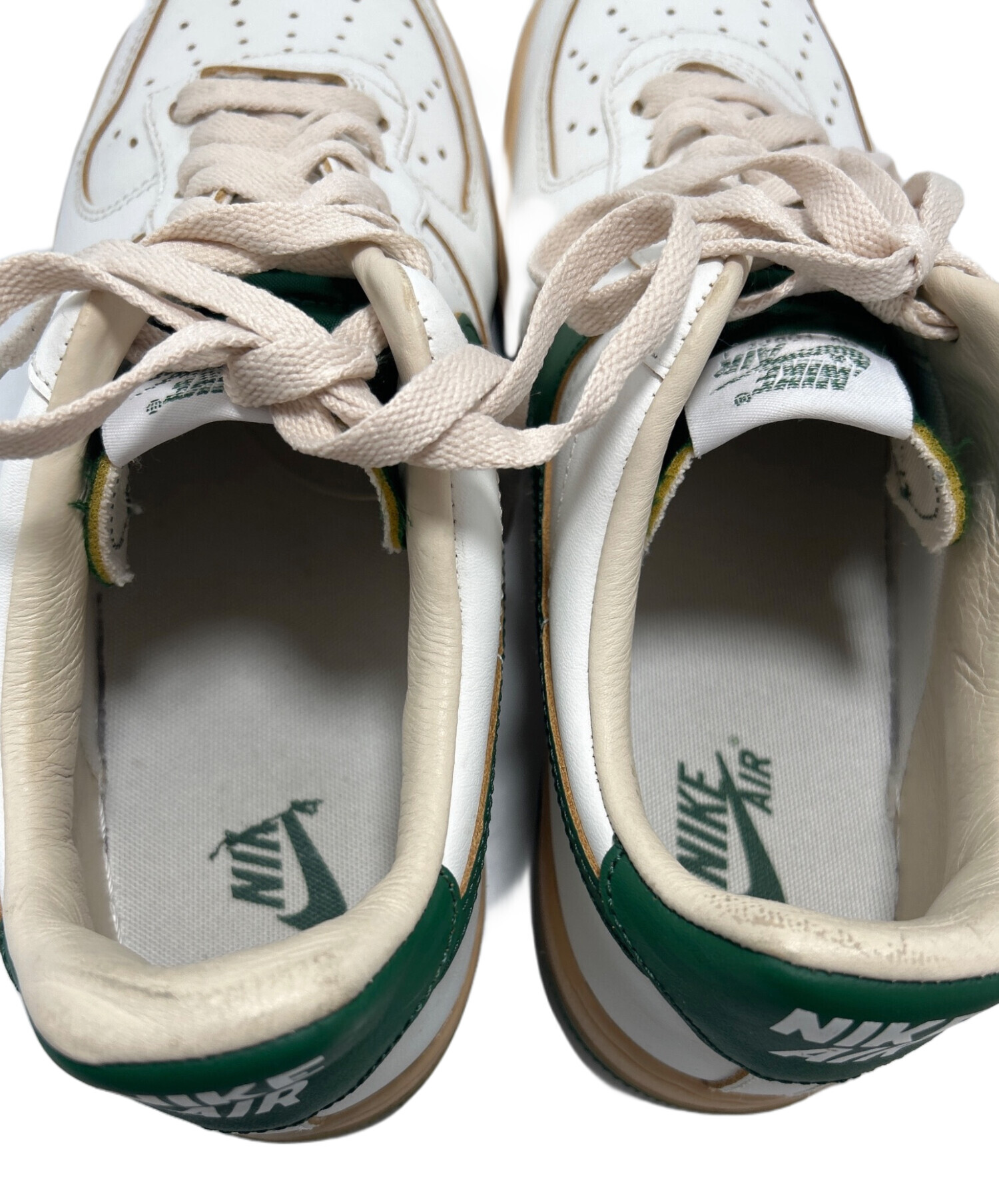 中古・古着通販】NIKE (ナイキ) スニーカー ホワイト×グリーン サイズ