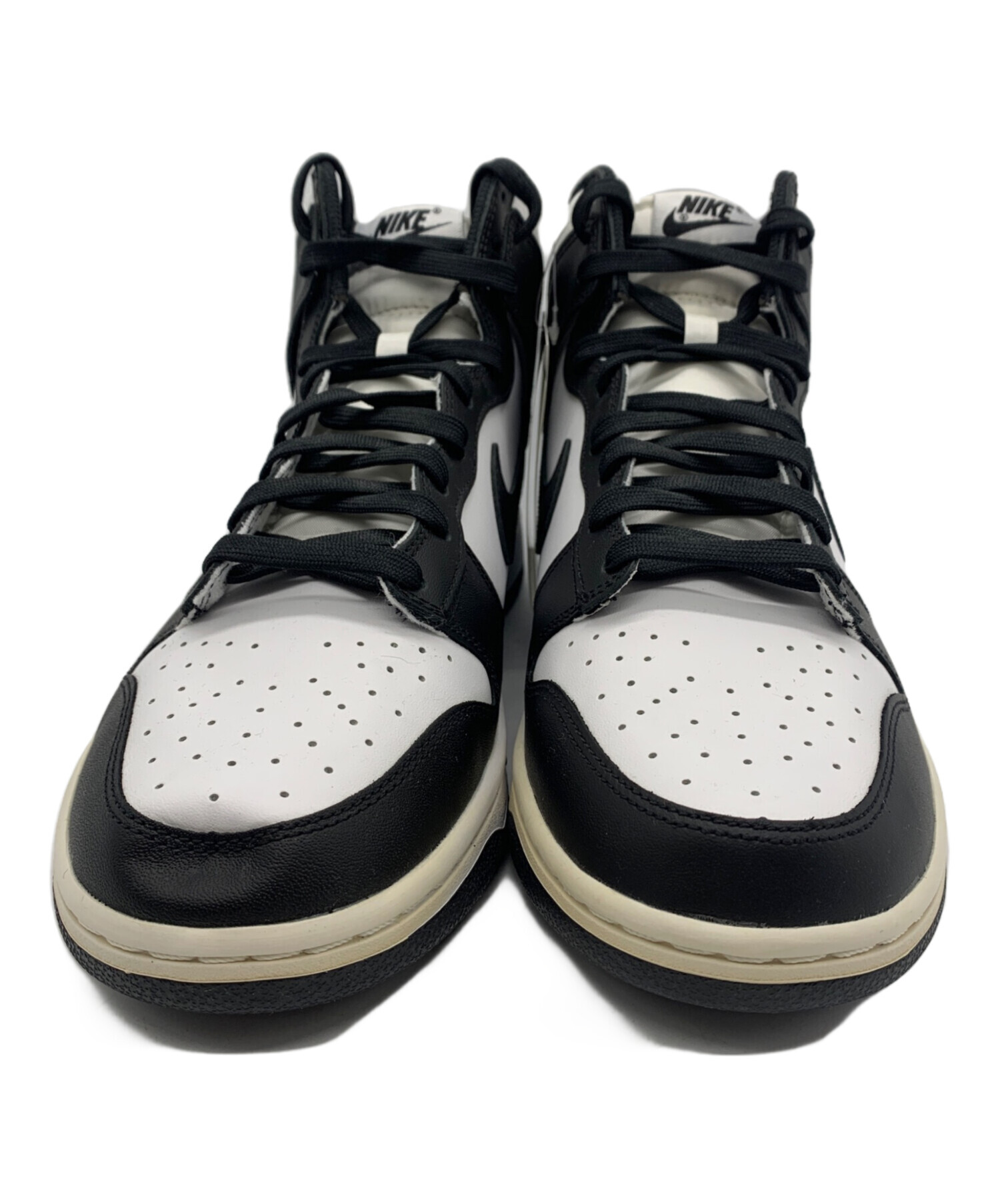 中古・古着通販】NIKE (ナイキ) DUNK HIGH ブラック×ホワイト サイズ