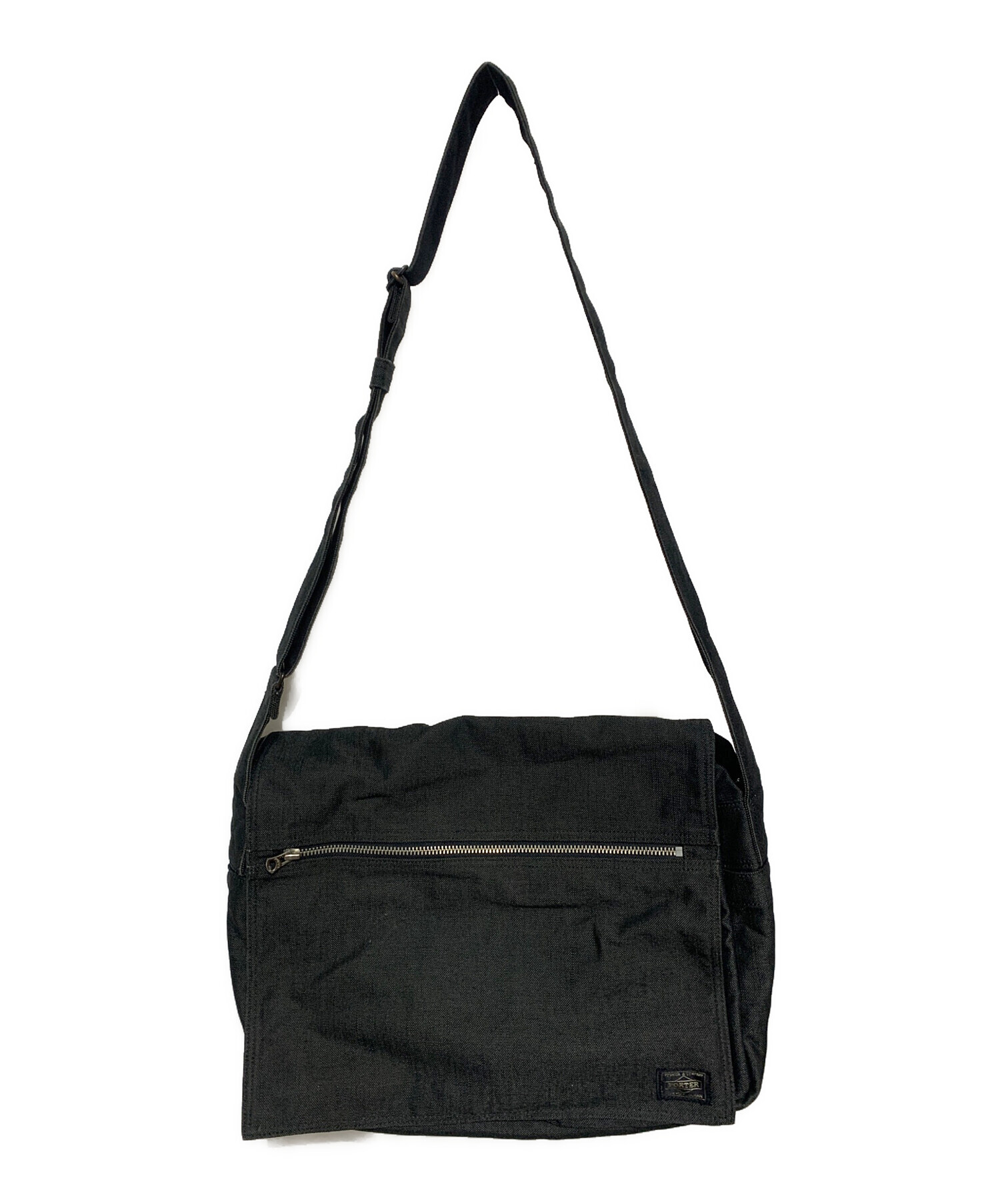 中古・古着通販】PORTER (ポーター) ショルダーバッグ ブラック