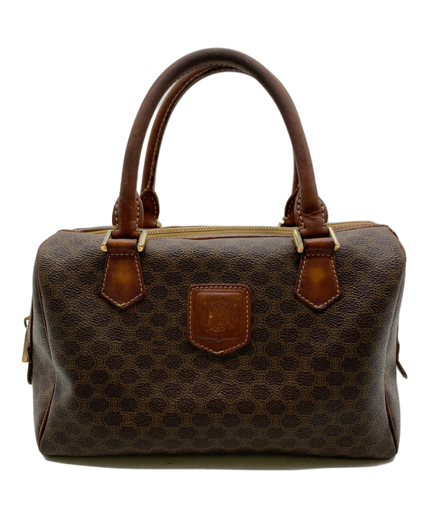 CELINE セリーヌ ボストンバッグ レディース 【古着】【中古】 中古・古着通販】CELINE (セリーヌ) ミニボストンバッグ ブラウン