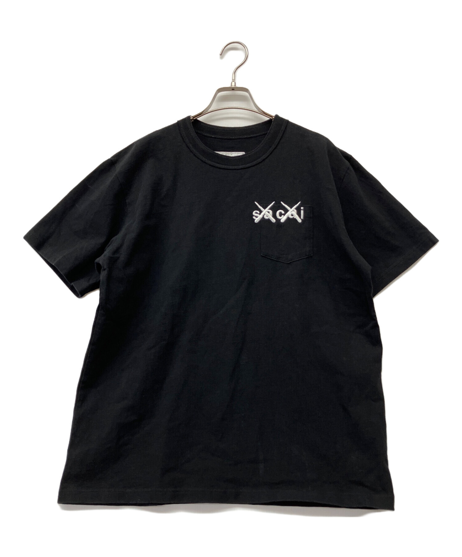 中古・古着通販】sacai (サカイ) 半袖カットソー ブラック サイズ:3