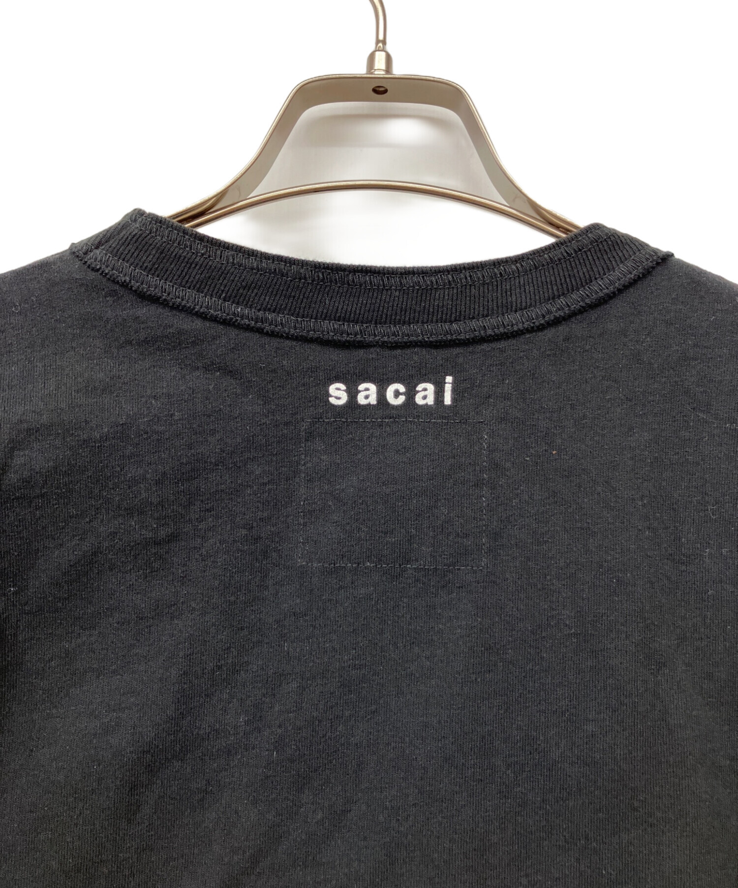 中古・古着通販】sacai (サカイ) 半袖カットソー ブラック サイズ:3