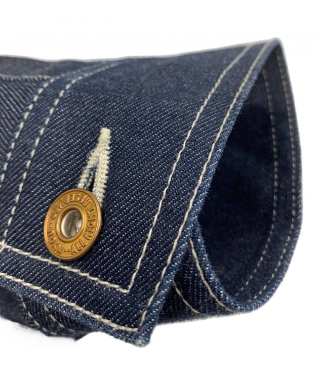 中古・古着通販】KYOU (キョウ) デニムジップジャケット ネイビー