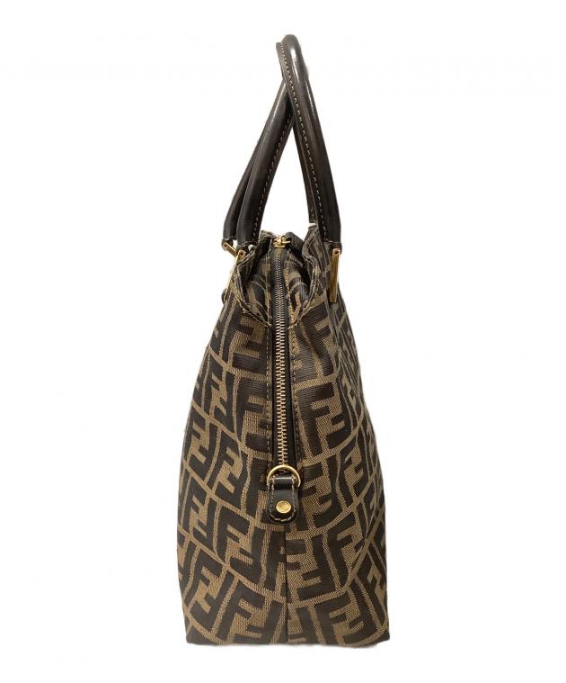 中古・古着通販】FENDI (フェンディ) ズッカトートバッグ ブラウン