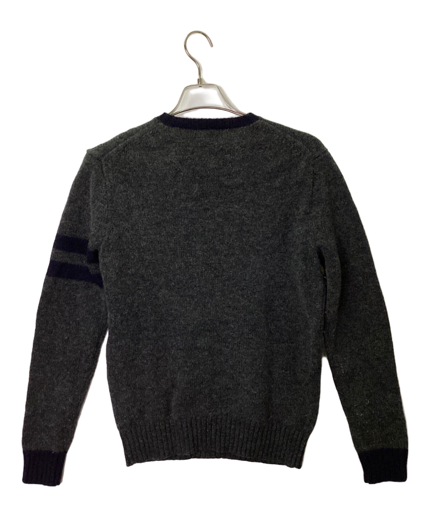 POLO RALPH LAUREN ポロ ラルフローレン トップス S チャコールグレー メンズ 中古・古着通販】POLO RALPH LAUREN (ポロ・ラルフローレン) クルー