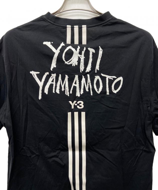 中古・古着通販】Y-3 (ワイスリー) 半袖カットソー ブラック サイズ:M