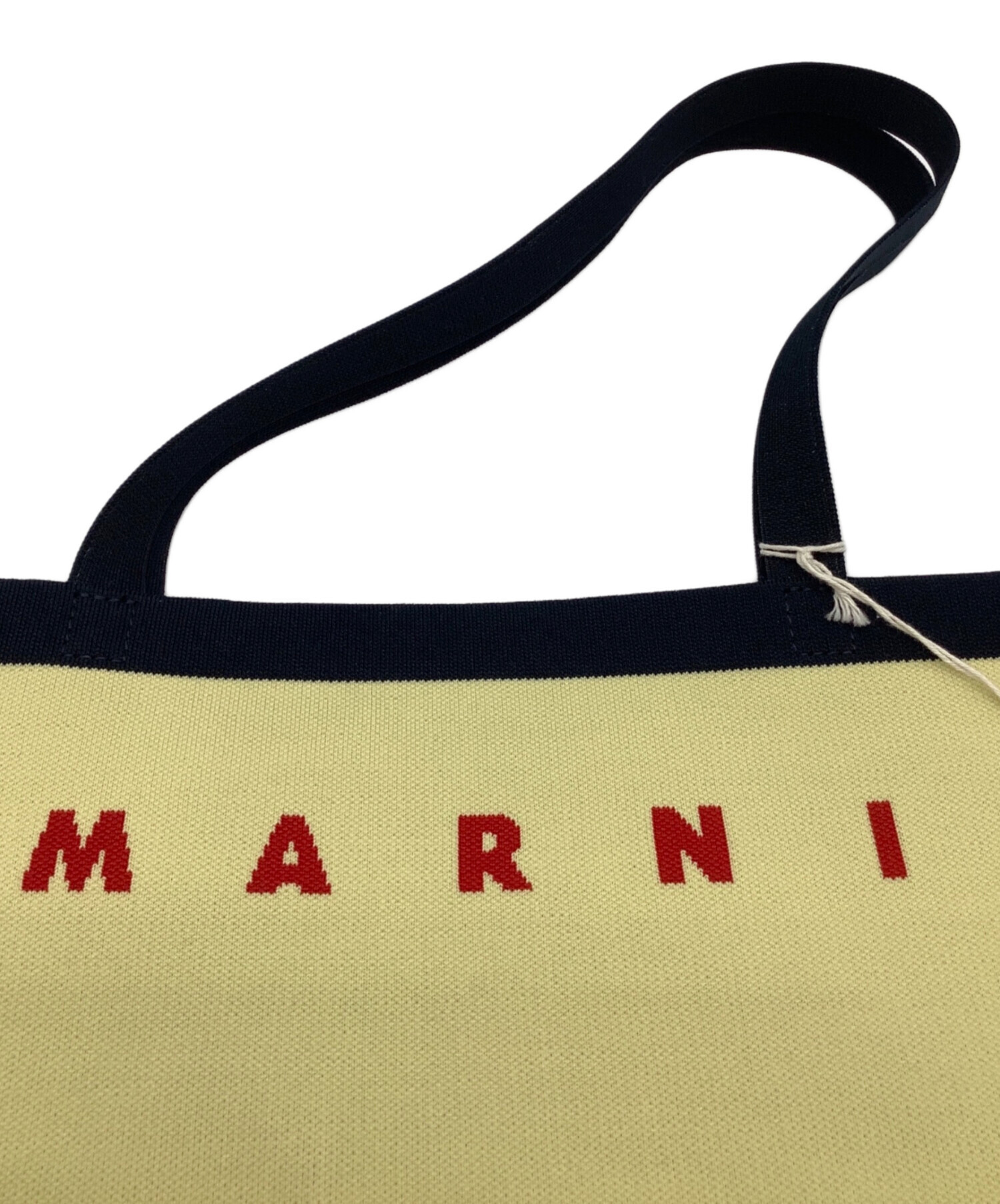 中古・古着通販】MARNI (マルニ) トートバッグ アイボリー×ネイビー