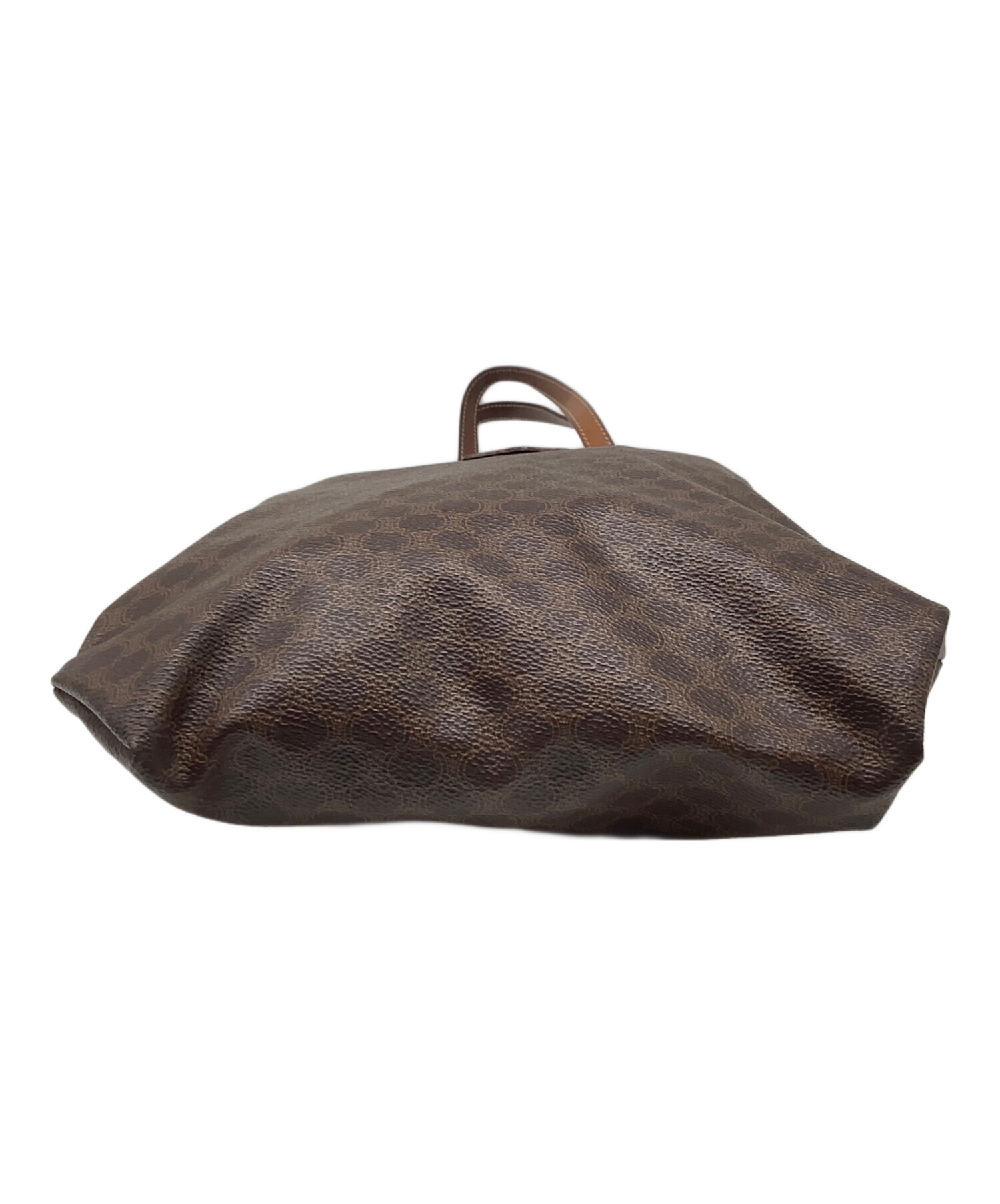 中古・古着通販】CELINE (セリーヌ) マカダム トートバッグ ブラウン