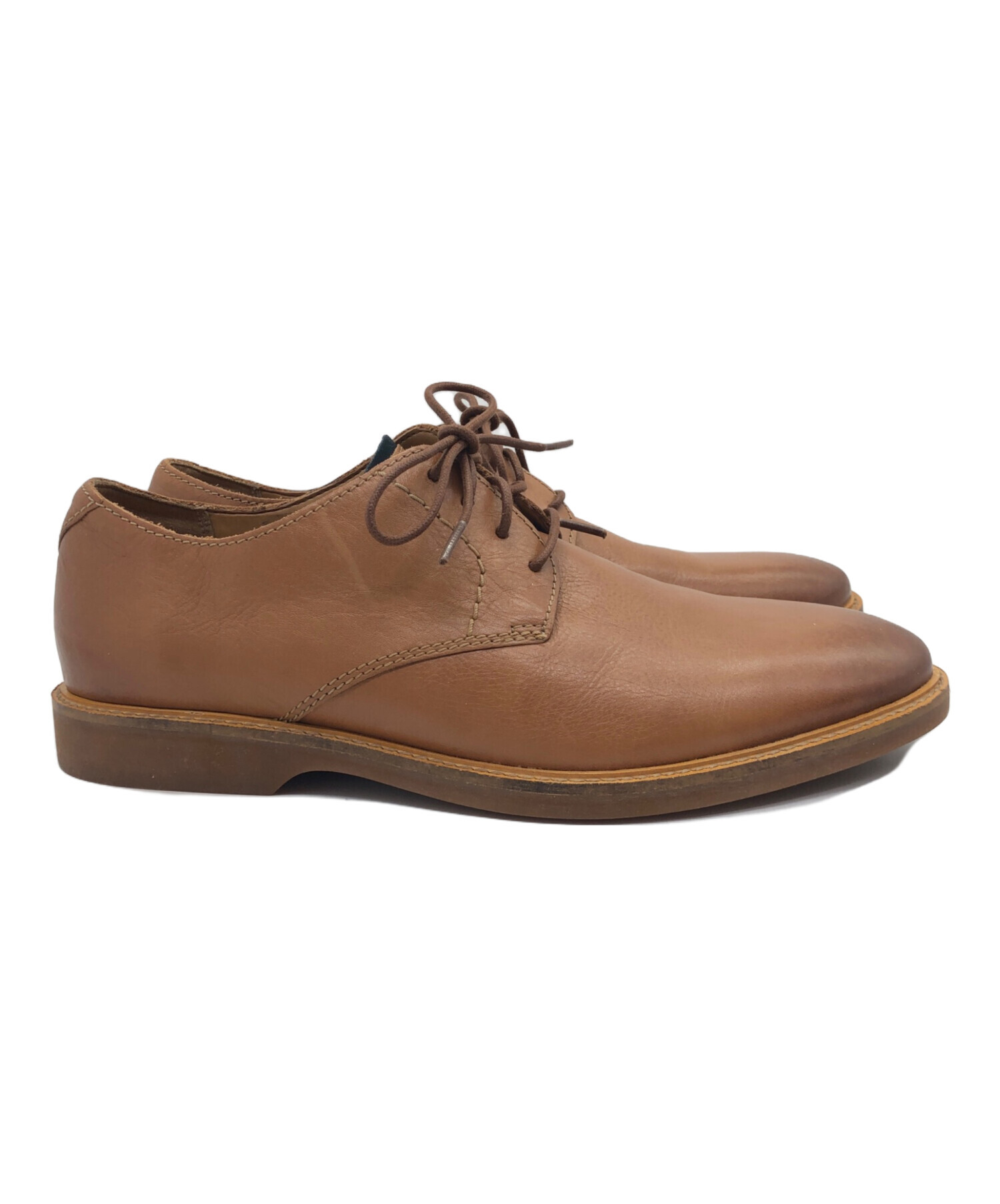 clarks クラークス シューズ（その他） メンズ 【古着】【中古】 中古・古着通販】CLARKS (クラークス) プレーントゥシューズ ブラウン
