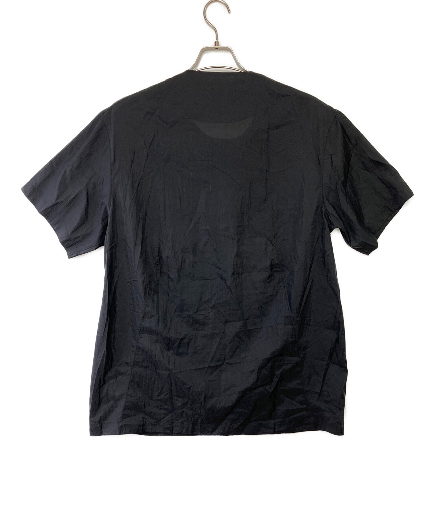 中古・古着通販】Y-3 (ワイスリー) ナイロンカットソー ブラック