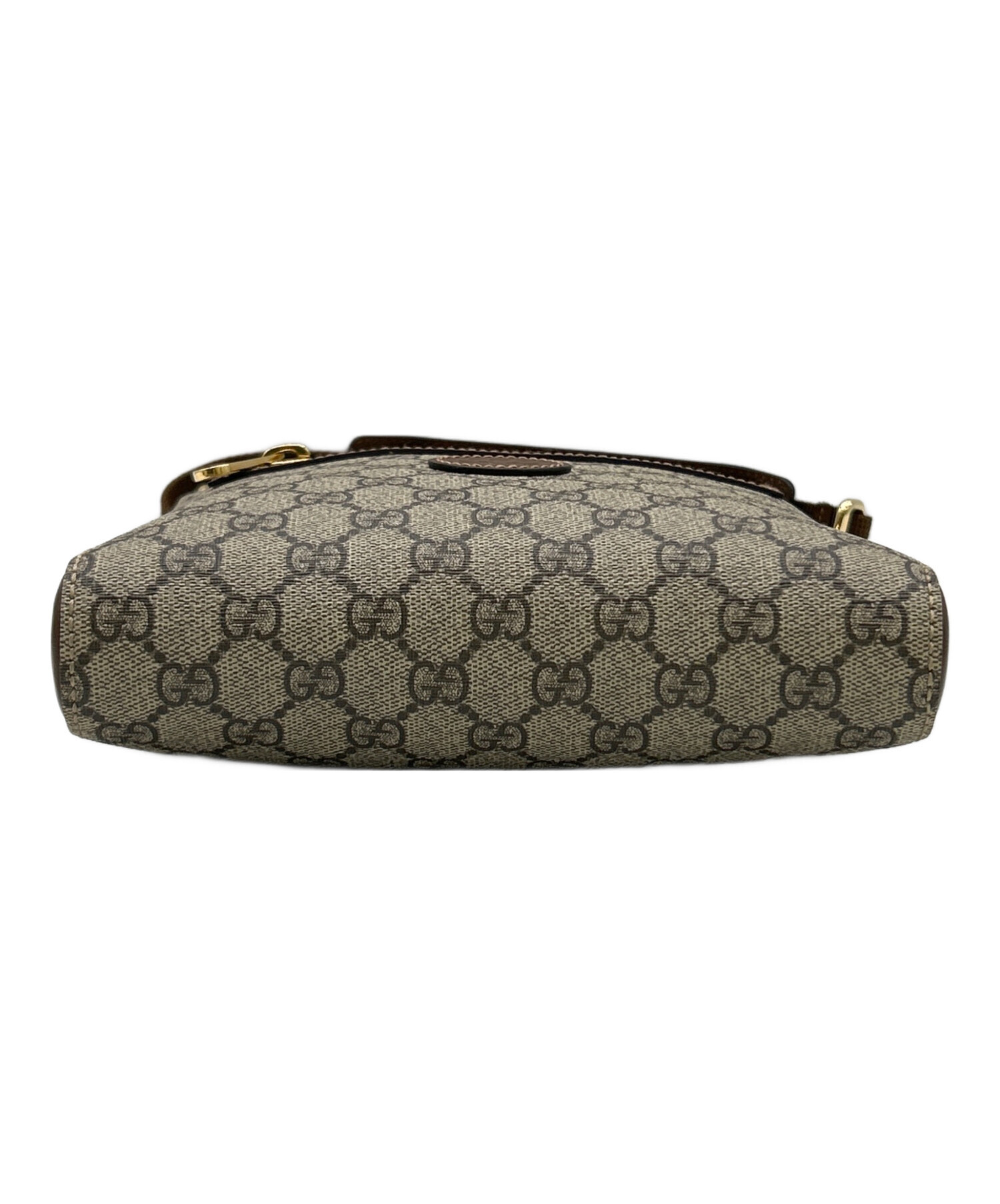 グッチ バッグ レディース GUCCI GGスプリーム メッセンジャーバッグ 681021 92THG 8563 ベージュ+ブラウン 中古・古着通販】GUCCI (グッチ) GGスプリームメッセンジャーバッグ