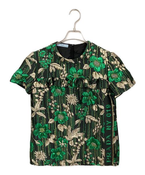 中古・古着通販】PRADA (プラダ) カットソー グリーン サイズ:40