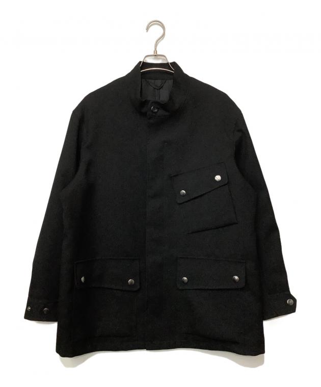 中古・古着通販】UJOH (ウジョー) スタンドカラーブルゾン ブラック