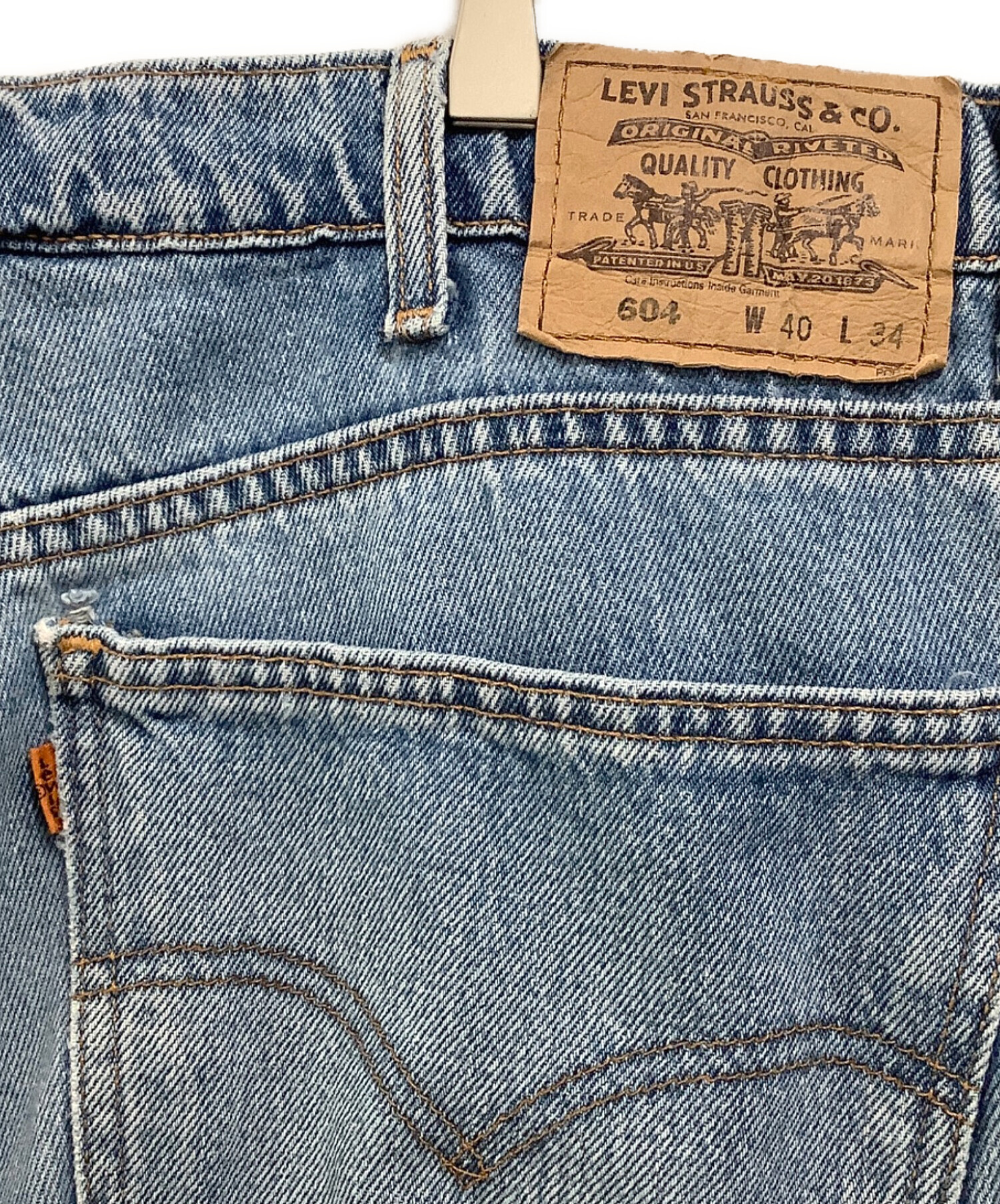 中古・古着通販】LEVI'S (リーバイス) デニムパンツ ブルー サイズ:W40