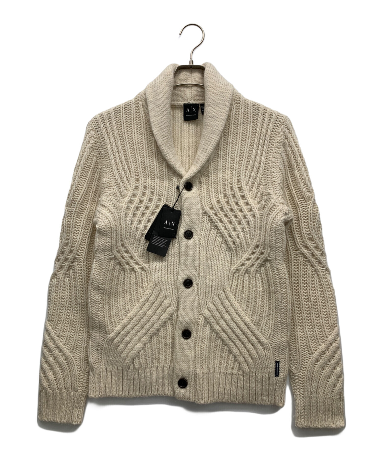 ARMANI EXCHANGEニットカーディガン アルマーニエクスチェンジ モヘヤ