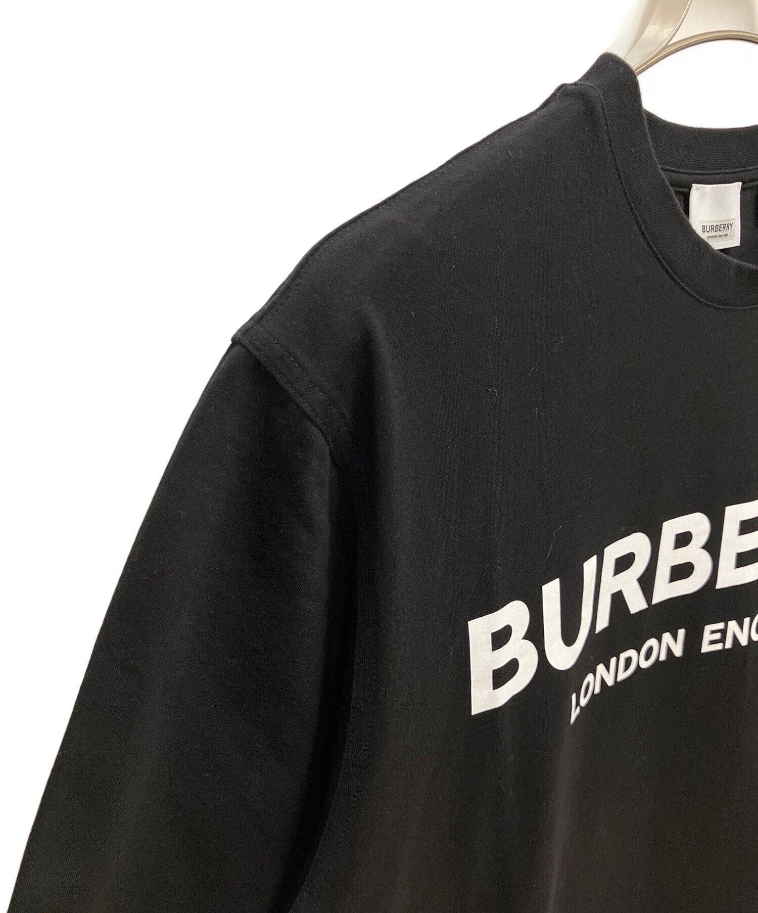 中古・古着通販】BURBERRY (バーバリー) 半袖カットソー ブラック