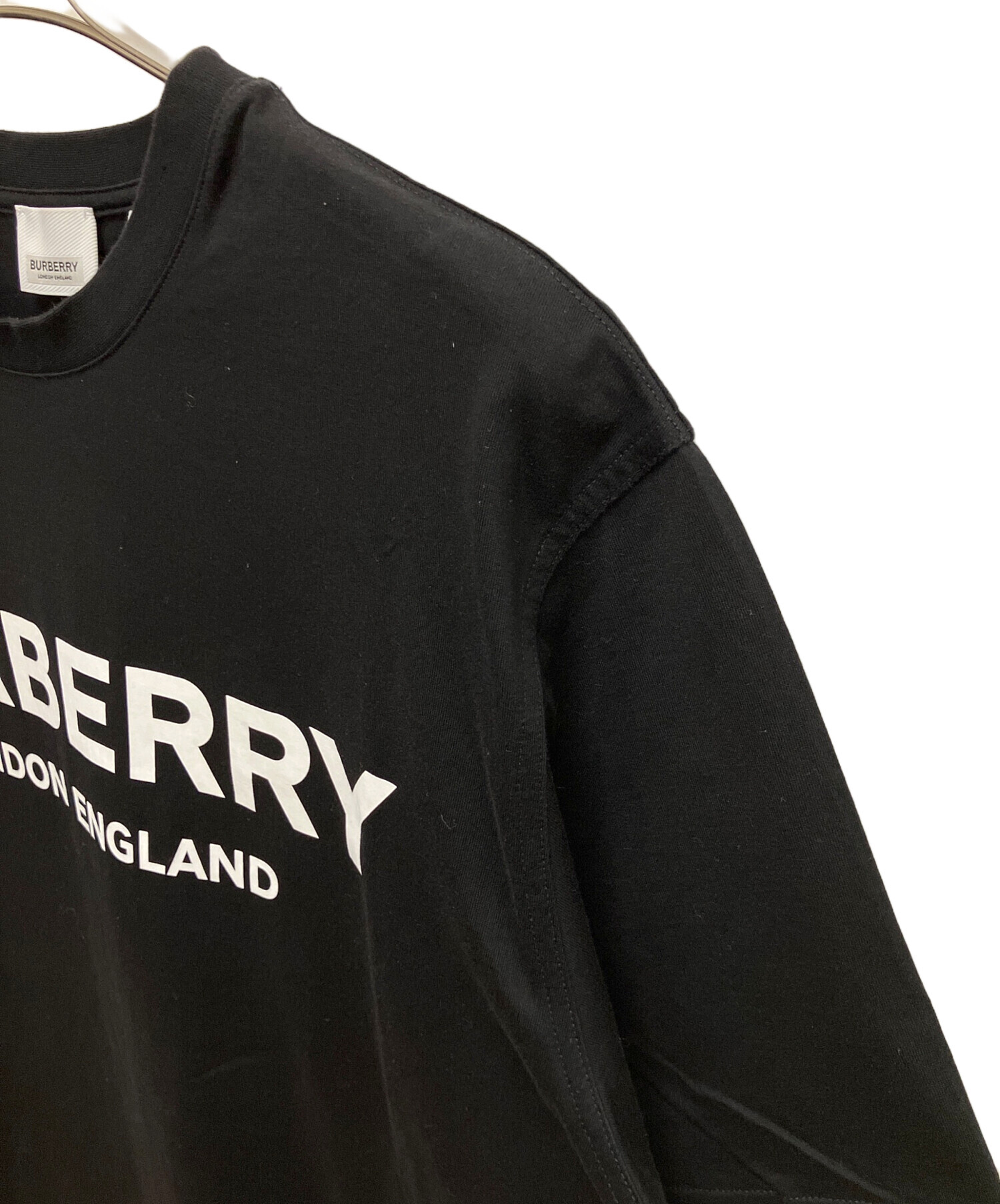 中古・古着通販】BURBERRY (バーバリー) 半袖カットソー ブラック