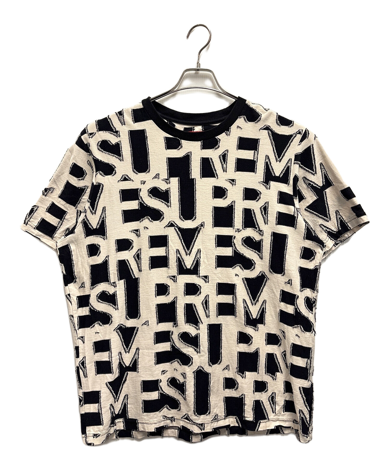 Supreme シュプリーム Tシャツ・カットソー メンズ 【古着】【中古】 中古・古着通販】SUPREME (シュプリーム) 半袖Tシャツ ブラック